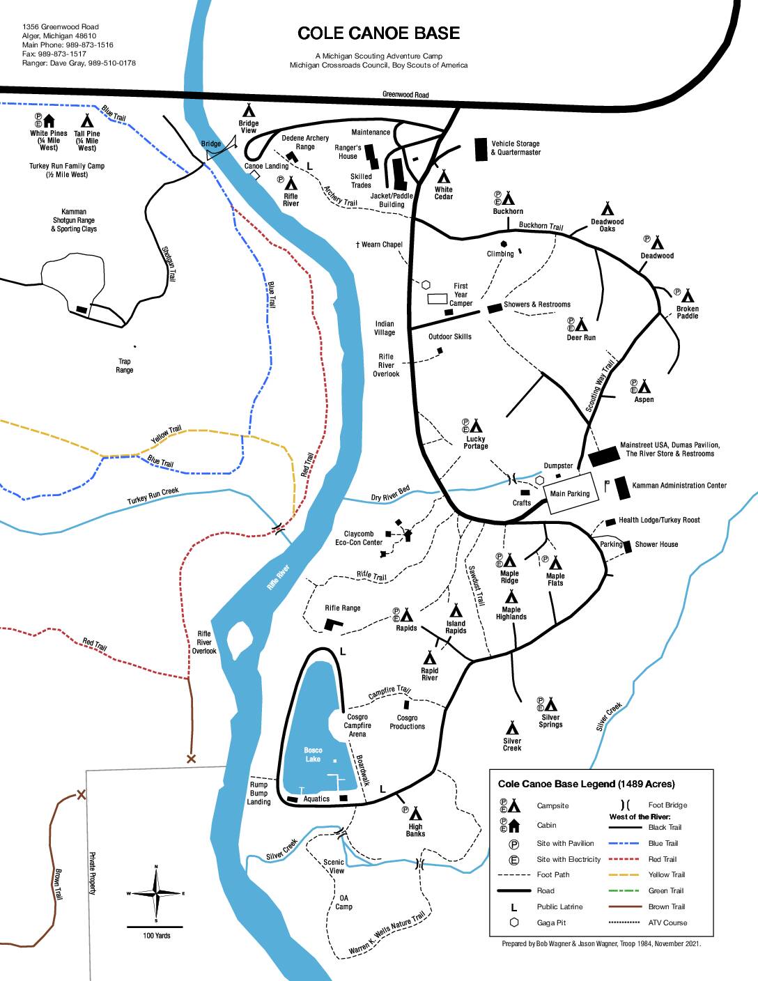 Cole-Canoe-Base-Map - Mitten Outdoor Adventures & Events
